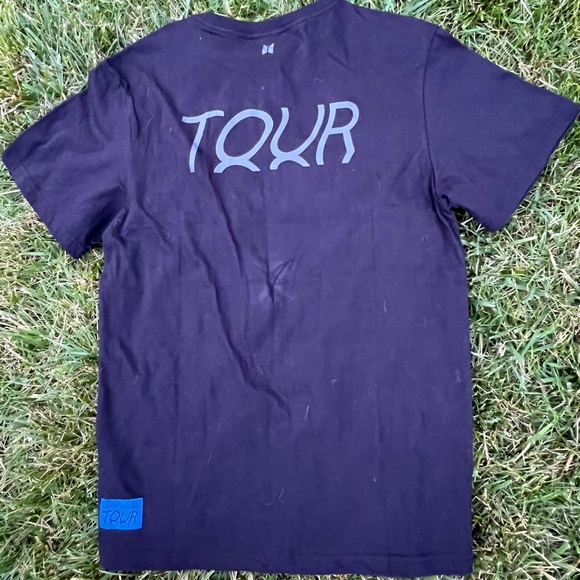 Bts | Tops | Bts Tour Merch Map Of The Soul Black Tshirt Mots | Poshmark